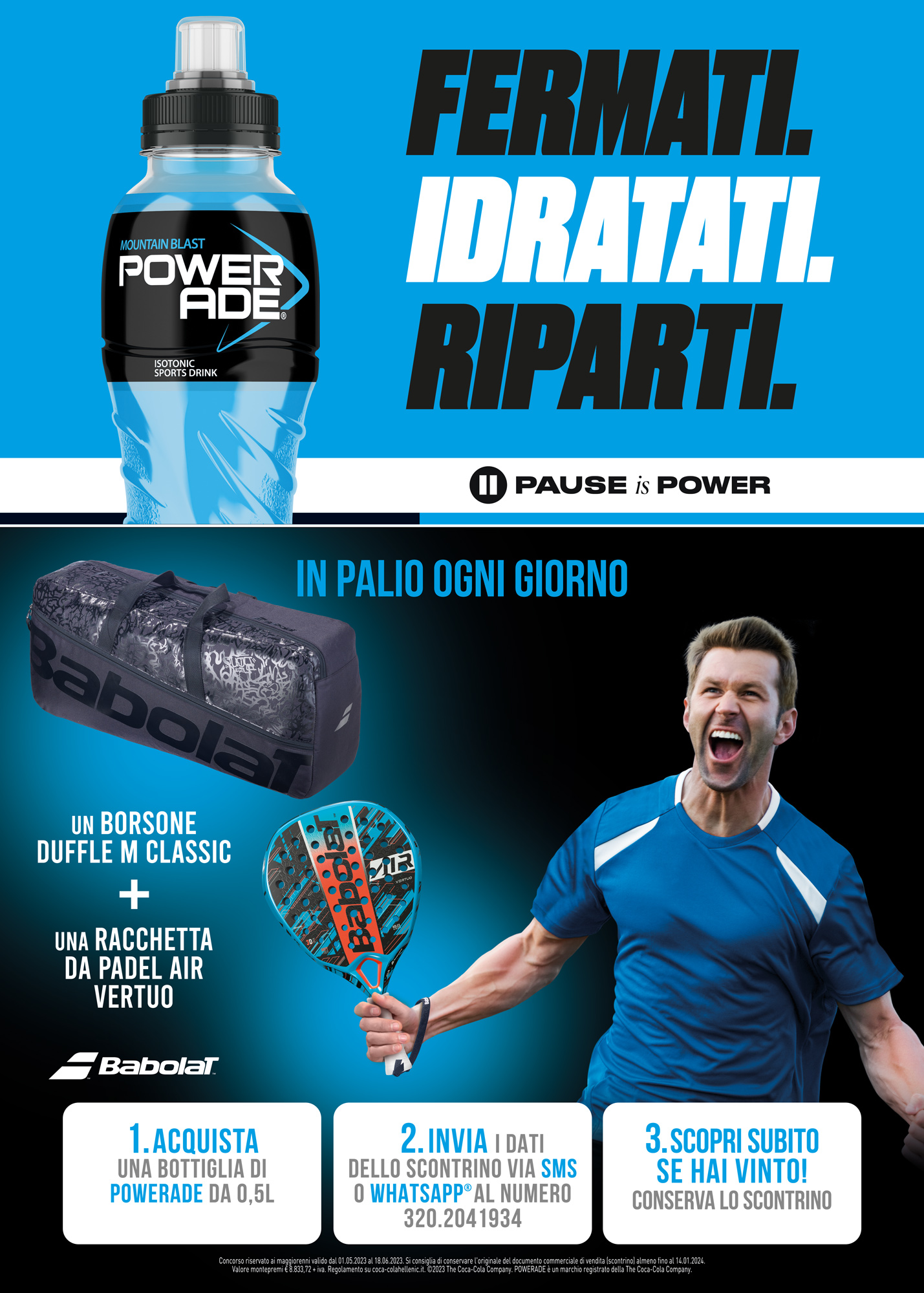 Powerade e il Padel